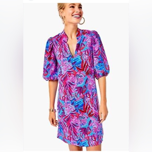 Lilly Pulitzer | Dresses | Lilly Pulitzer Arcella Dress In Ruby Red ...